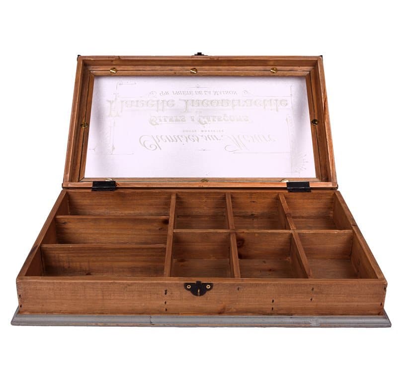 Bacheca Vintage Style in legno con vetro - nientedinuovo.it